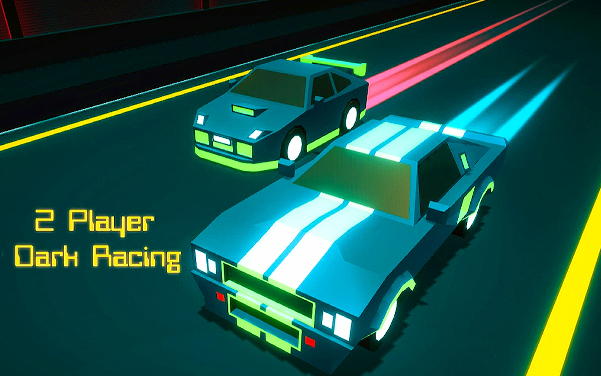2 Player Dark Racing 🕹️ Play Now on GamePix