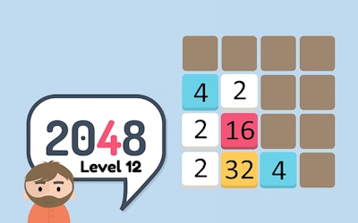 2048 Level 12 🕹️ Play Now on GamePix