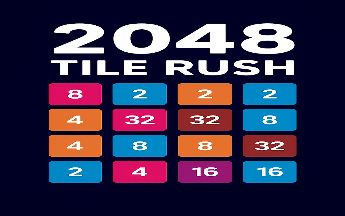 2048 Tile Rush 🕹️ Play Now on GamePix