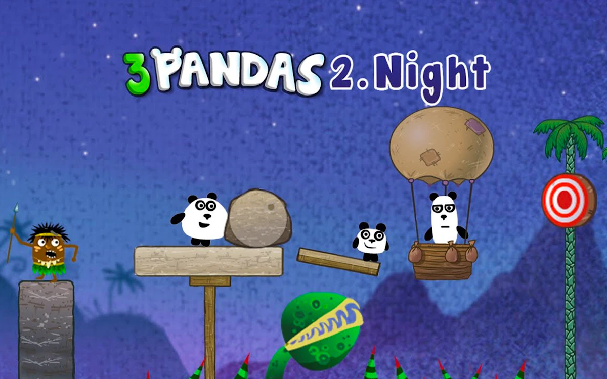3 Pandas 2. Night 🕹️ Zagraj teraz na GamePix