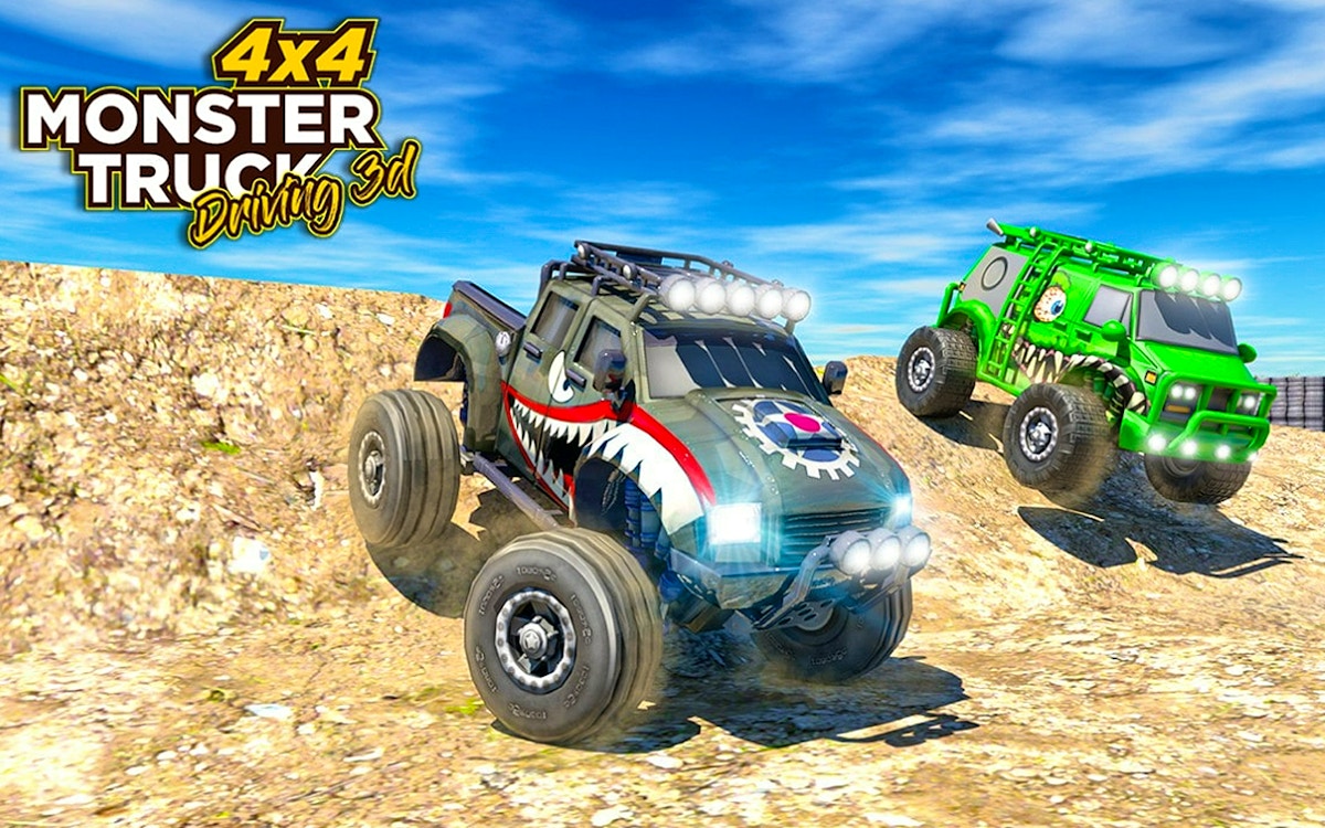 4x4 Monster Truck Driving 3d 🕹️ Play Now on GamePix