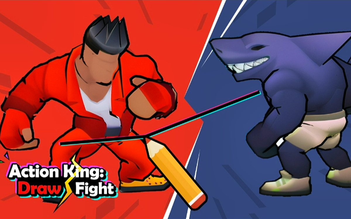 Action King: Draw Fight 🕹️ Play Now on GamePix