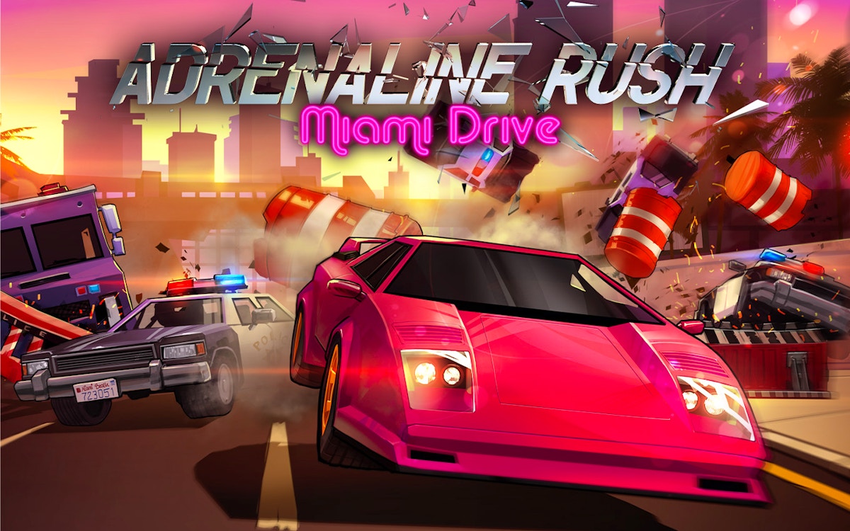 Adrenaline Rush - Miami Drive 🕹️ Play Now on GamePix
