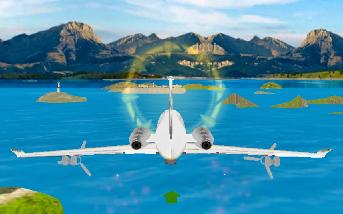 Airplane Simulation: Island Travel 🕹️ Play Now on GamePix