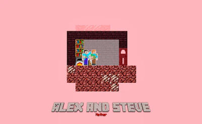 Alex And Steve Nether 🕹️ Play Now on GamePix