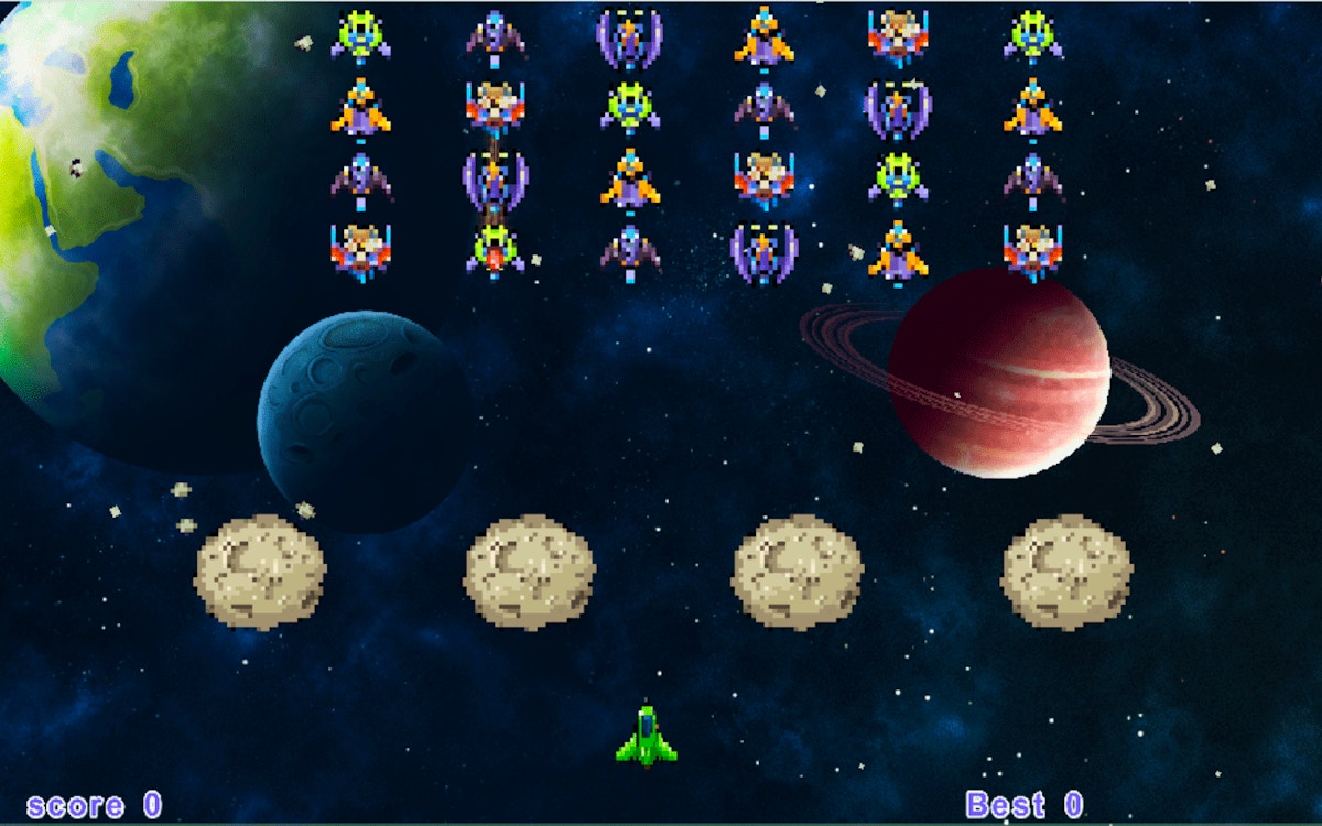 Alien Space Invasion 🕹️ Play Now on GamePix