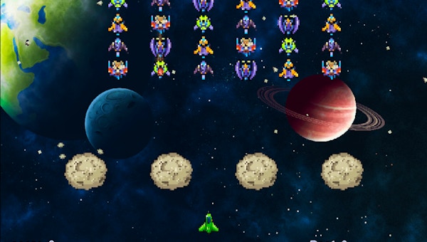 Alien Space Invasion 🕹️ Play Now on GamePix