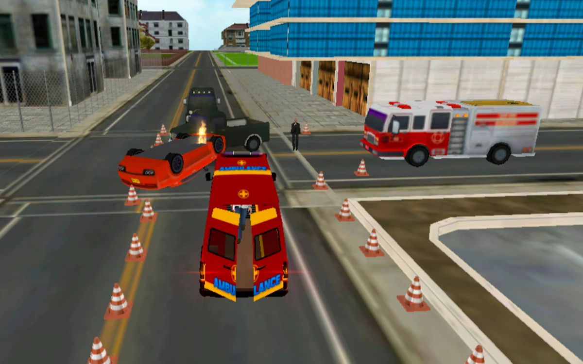 Ambulance Rescue Driver Simulator 2018 🕹️ Play Now on GamePix
