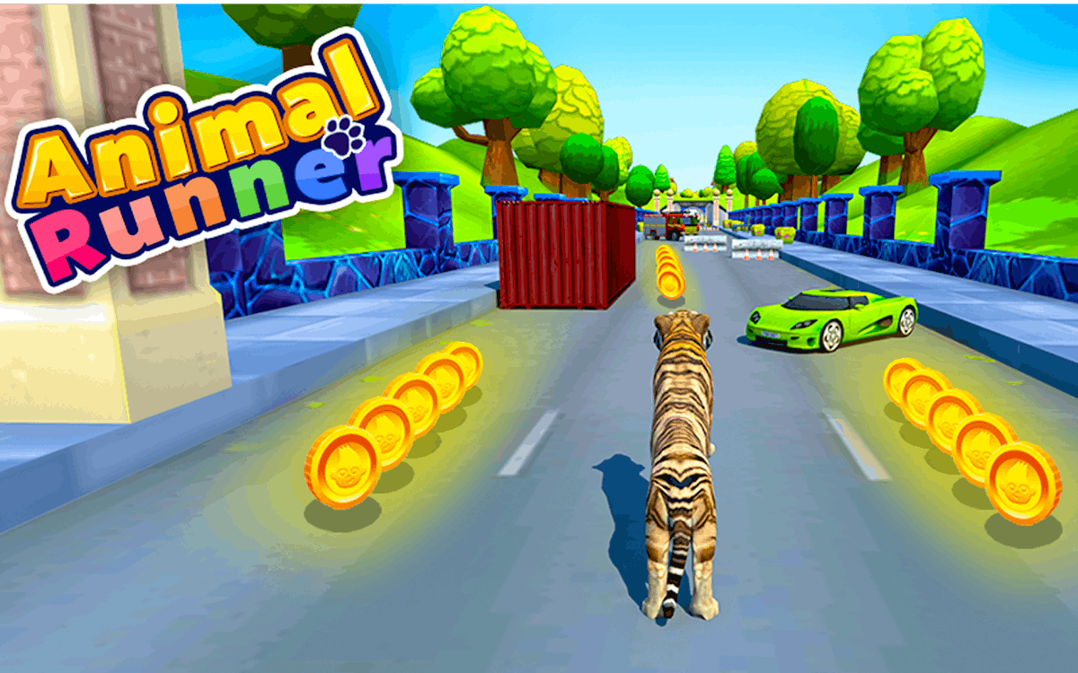 Animal Runner Game 🕹️ Play Now on GamePix