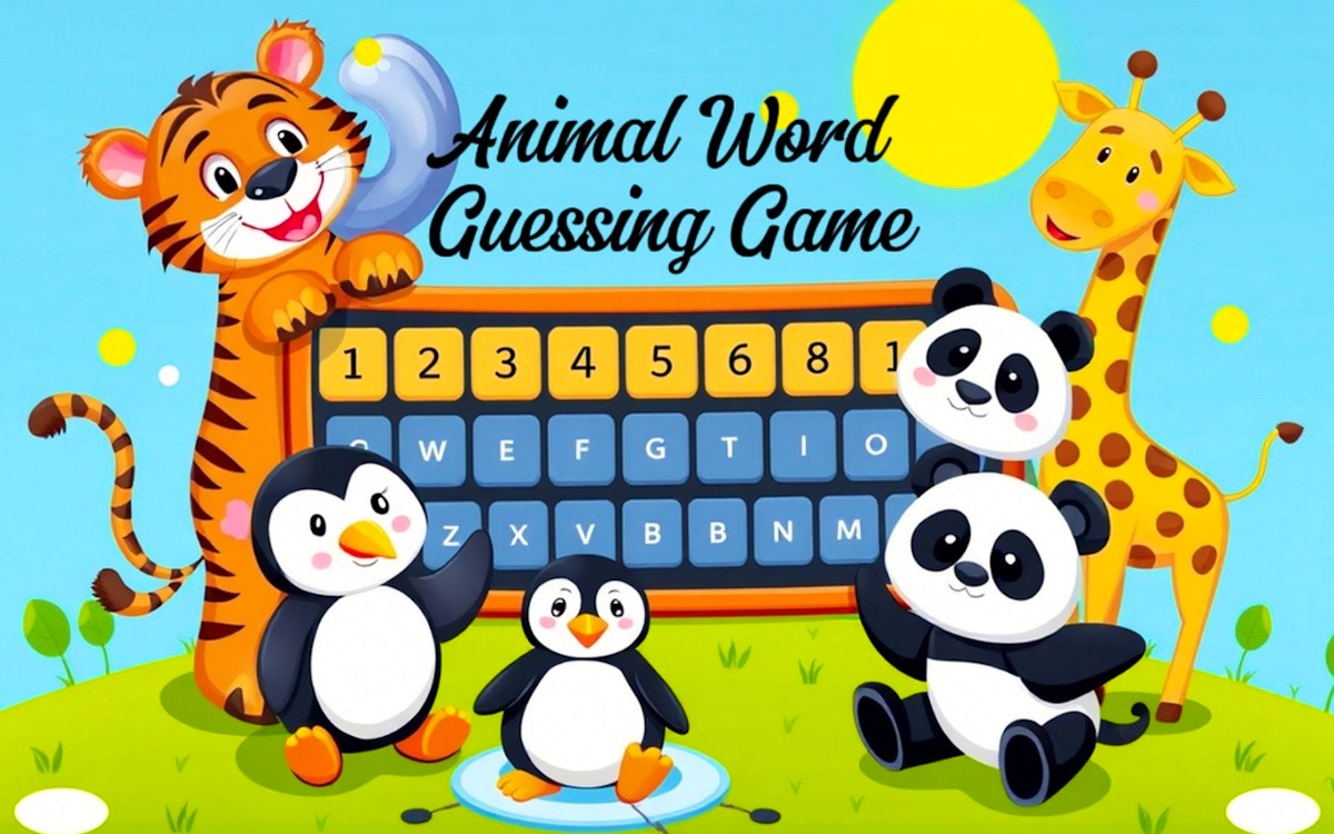 Animal Word Guessing Game 🕹️ Play Now on GamePix
