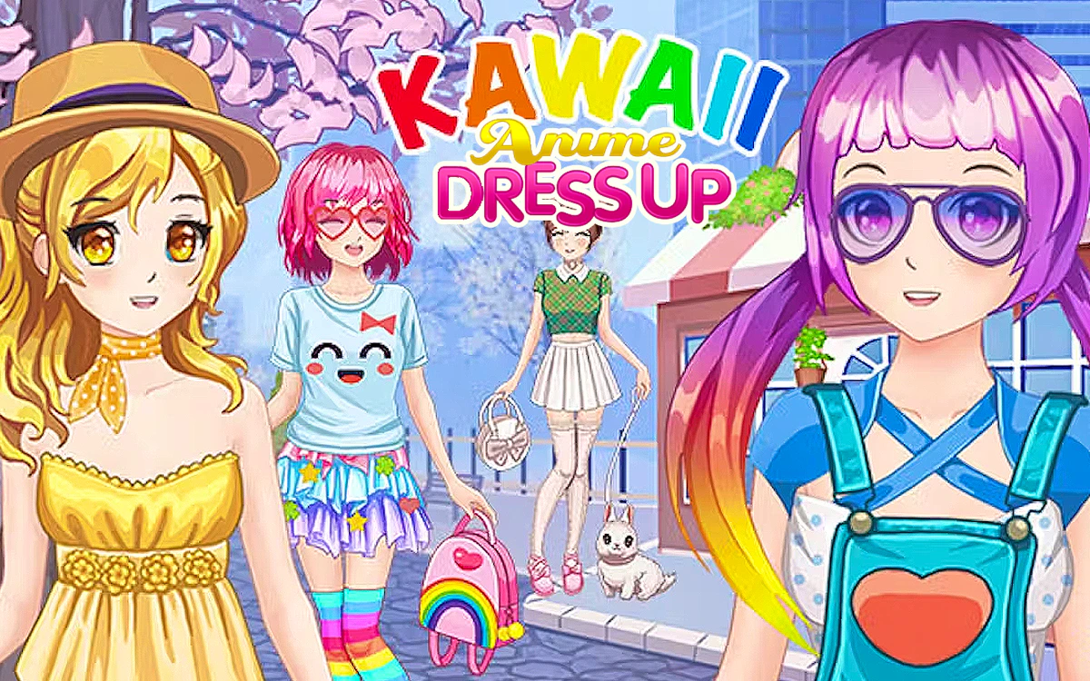 Anime Kawaii Dress Up - Dresses 🕹️ Play Now on GamePix