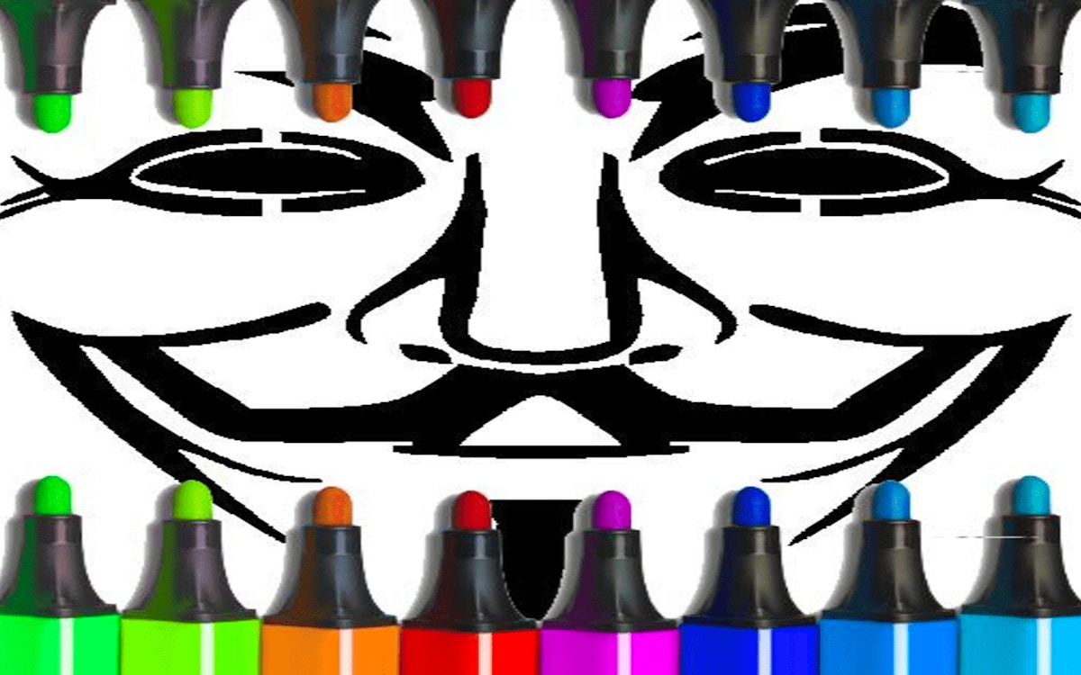 Anonymous Mask Coloring 🕹️ Play Now on GamePix