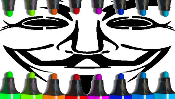 Anonymous Mask Coloring 🕹️ Play Now on GamePix
