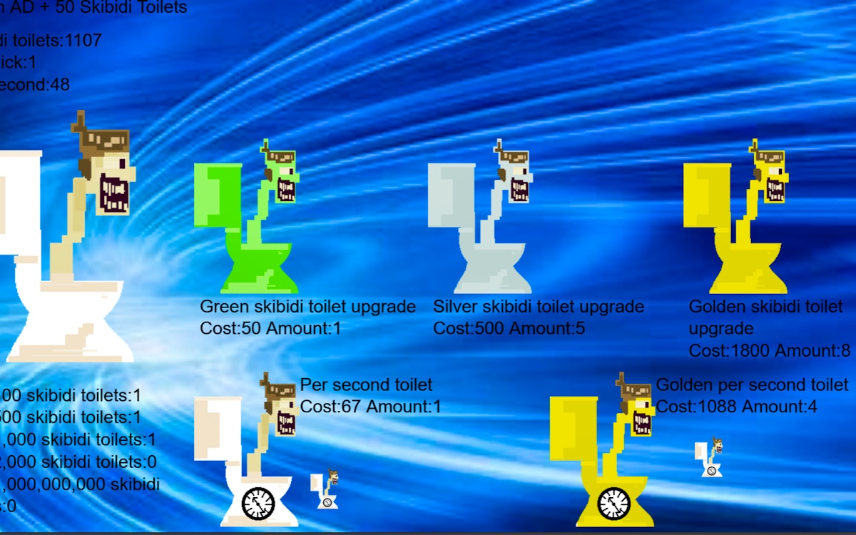 Another Skibidi Toilet Clicker 🕹️ Play Now on GamePix