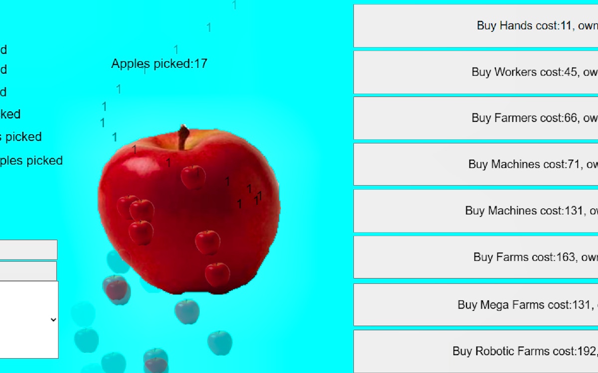 Red Apple Clicker 🕹️ Play Now on GamePix