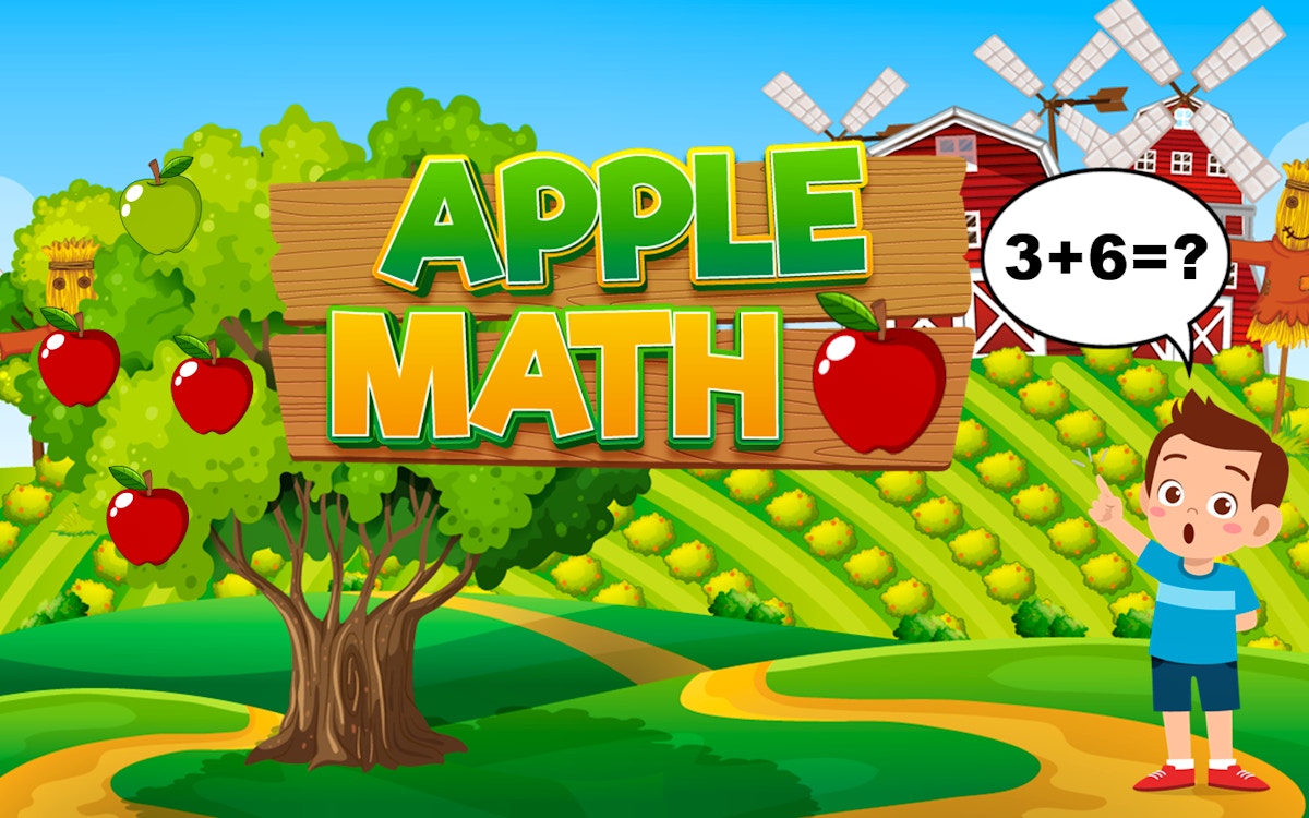 Apple Math 🕹️ Play Now on GamePix