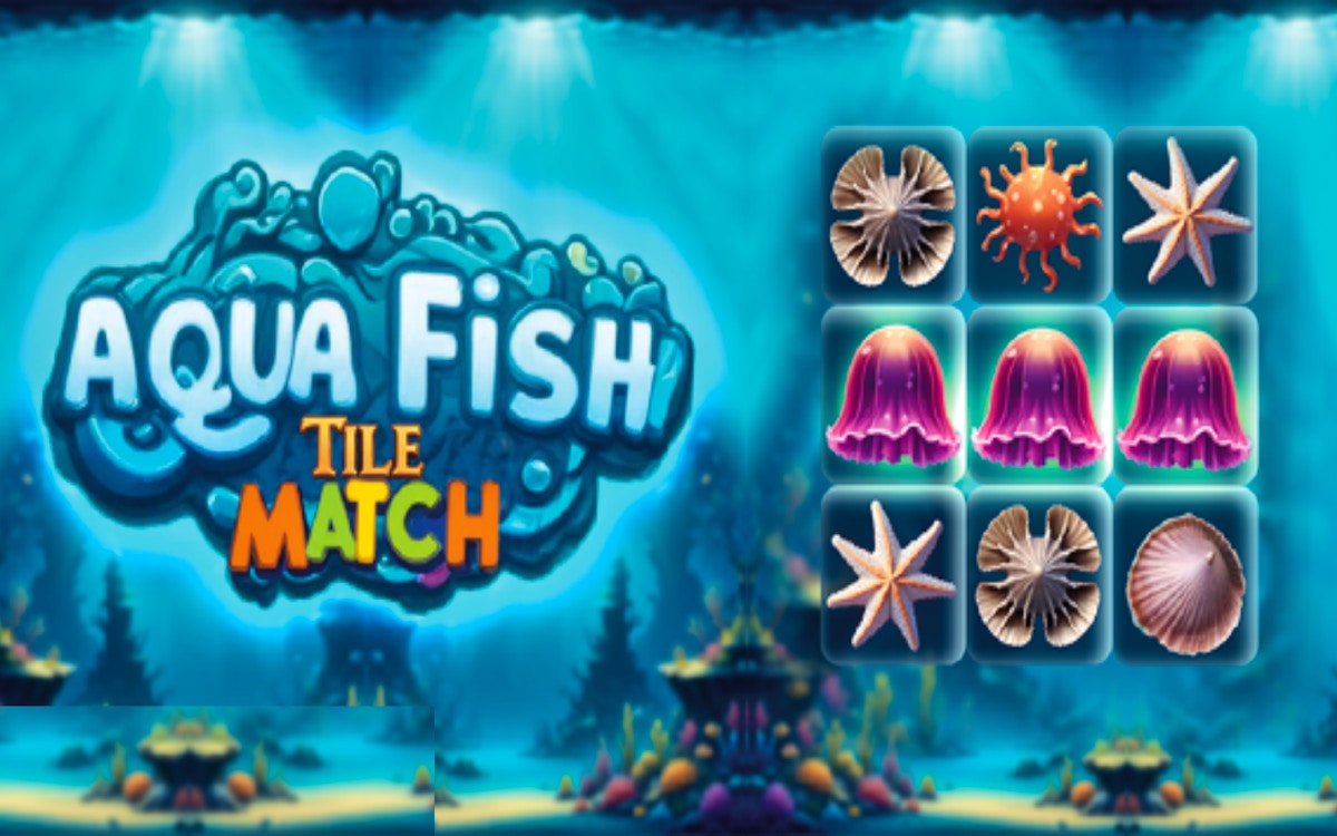Aqua Fish Tile Match 🕹️ Play Now on GamePix