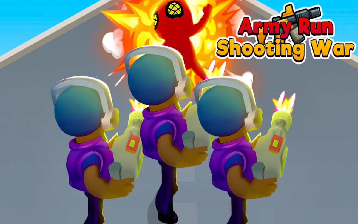 Army Run Shooting War 🕹️ Играйте сега на GamePix