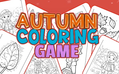 Autumn Coloring Game 🕹️ Play Now on GamePix