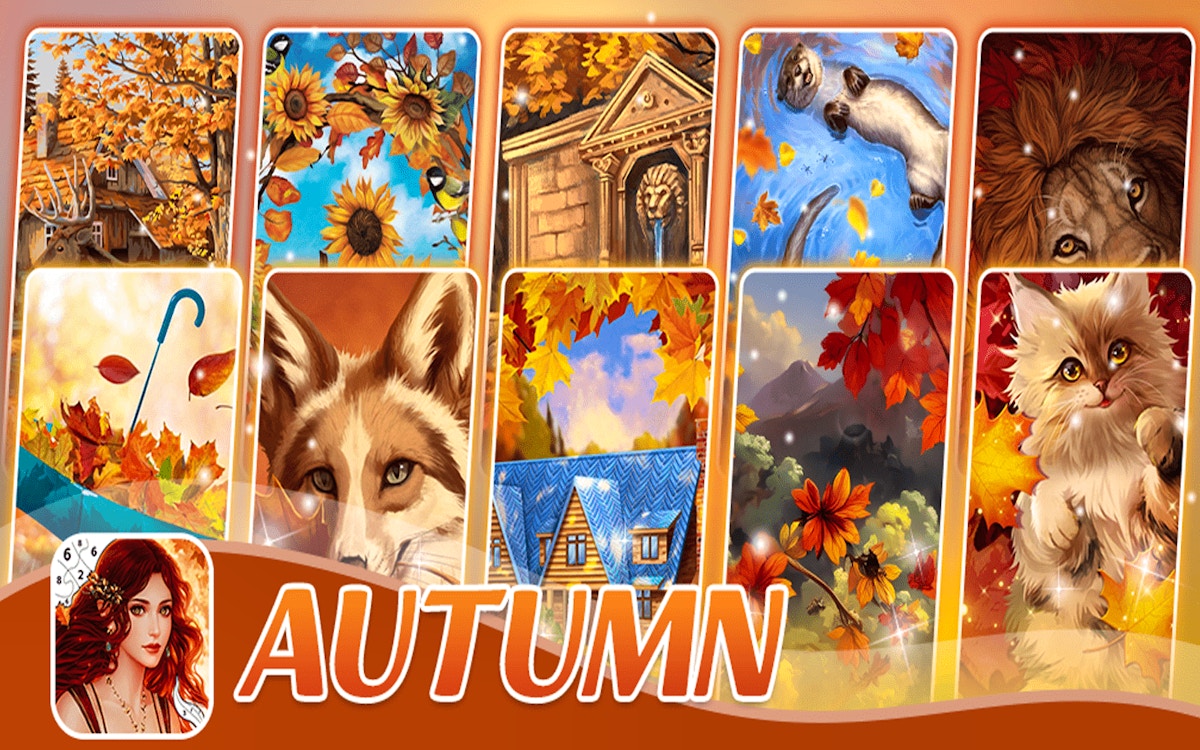 Autumn Coloring Seasons Pages 🕹️ Play Now on GamePix