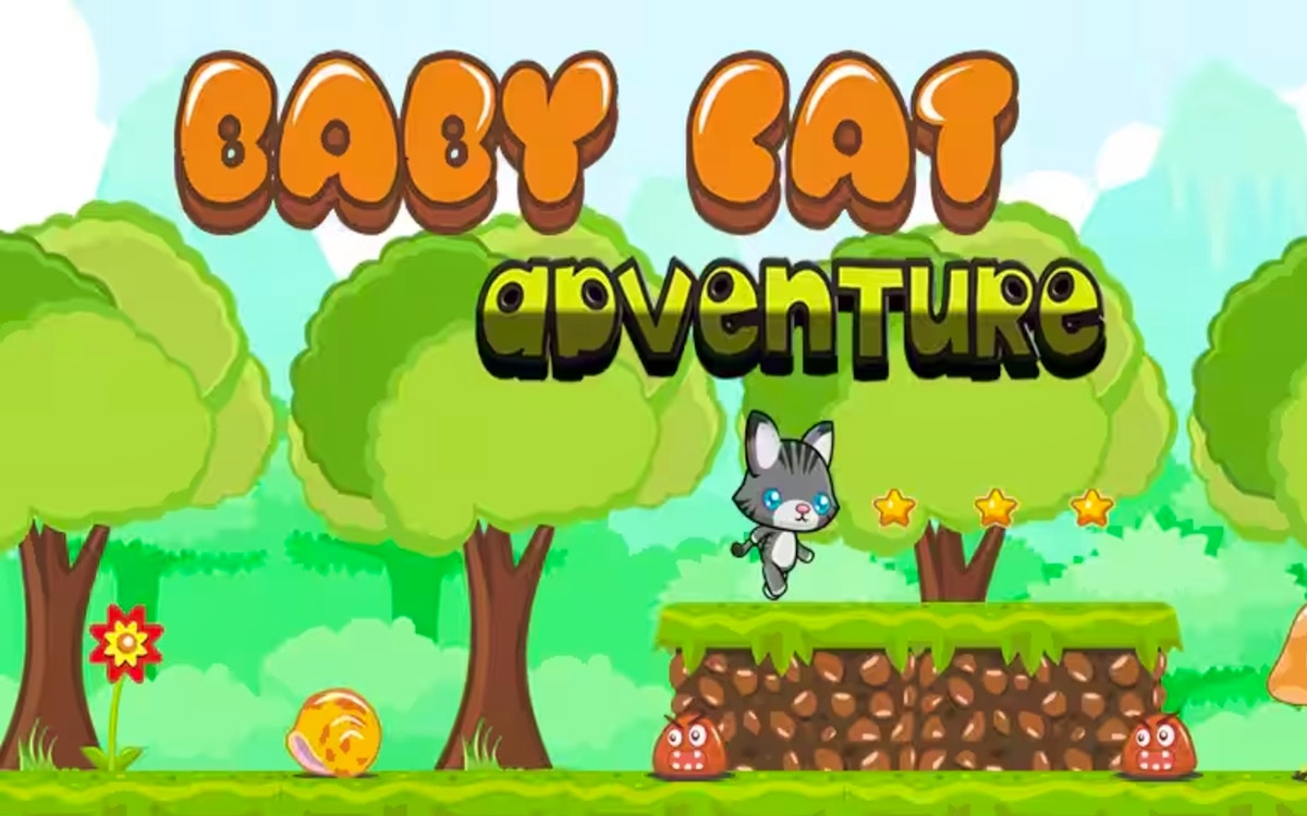 Baby Cat Adventure 🕹️ Play Now on GamePix