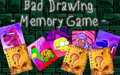 Bad Drawings Memory Game 🕹️ Jetzt spielen auf GamePix