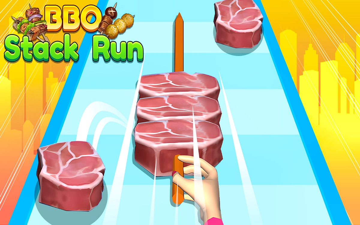 Bbq Stack Run 🕹️ Play Now on GamePix