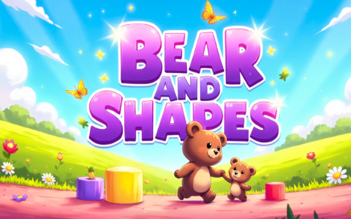 Bear And Shapes 🕹️ Play Now on GamePix