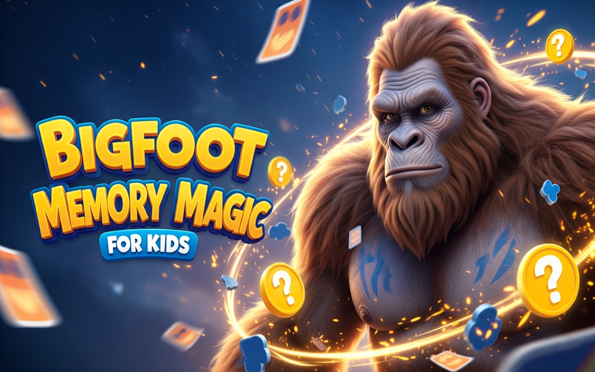 Bigfoot Memory Magic For Kids 🕹️ Play Now on GamePix