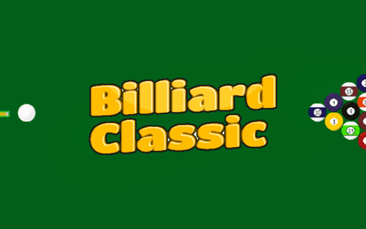 Billiard Classic 🕹️ Play Now on GamePix