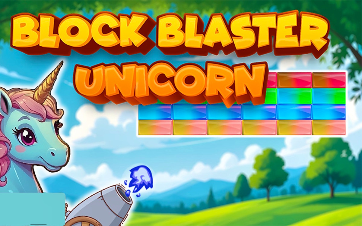 Block Blaster Unicorn 🕹️ Play Now on GamePix