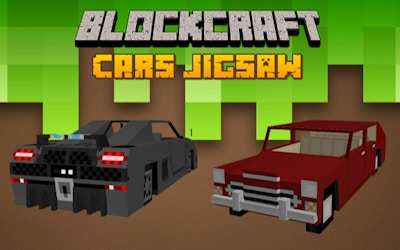 Blockcraft Cars Jigsaw 🕹️ Играйте сега на GamePix