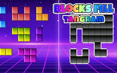 Blocks Fill Tangram Puzzle 🕹️ Zagraj teraz na GamePix