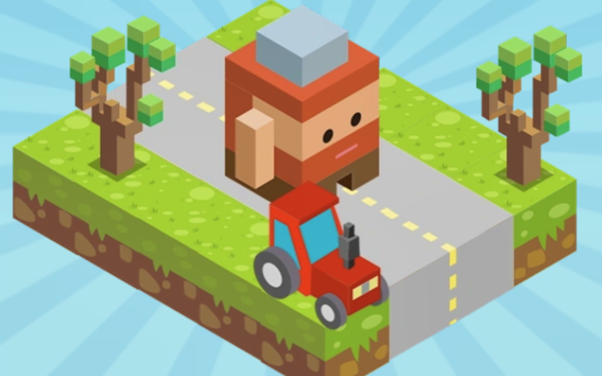 Blocky Road 🕹️ Play Now on GamePix