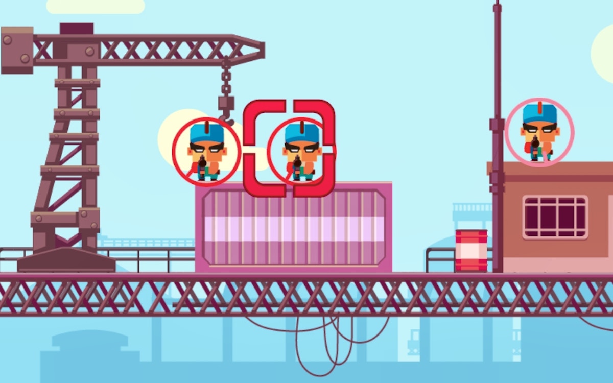 Blocky Sharpshooter 🕹️ Zagraj teraz na GamePix