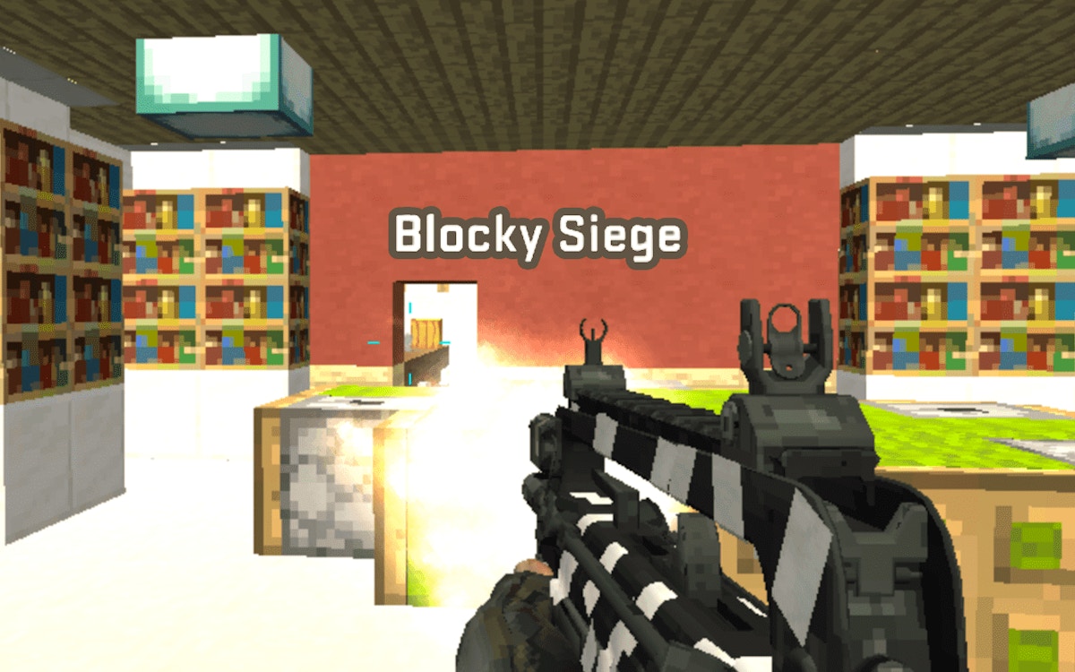 Blocky Siege 🕹️ Play Now on GamePix