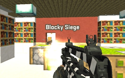 Blocky Siege 🕹️ Play Now on GamePix