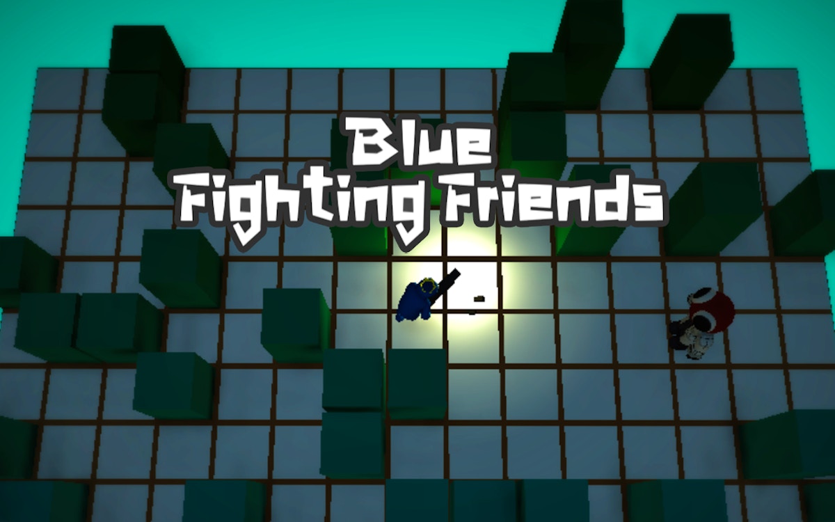 Blue Fighting Friends 🕹️ Play Now on GamePix