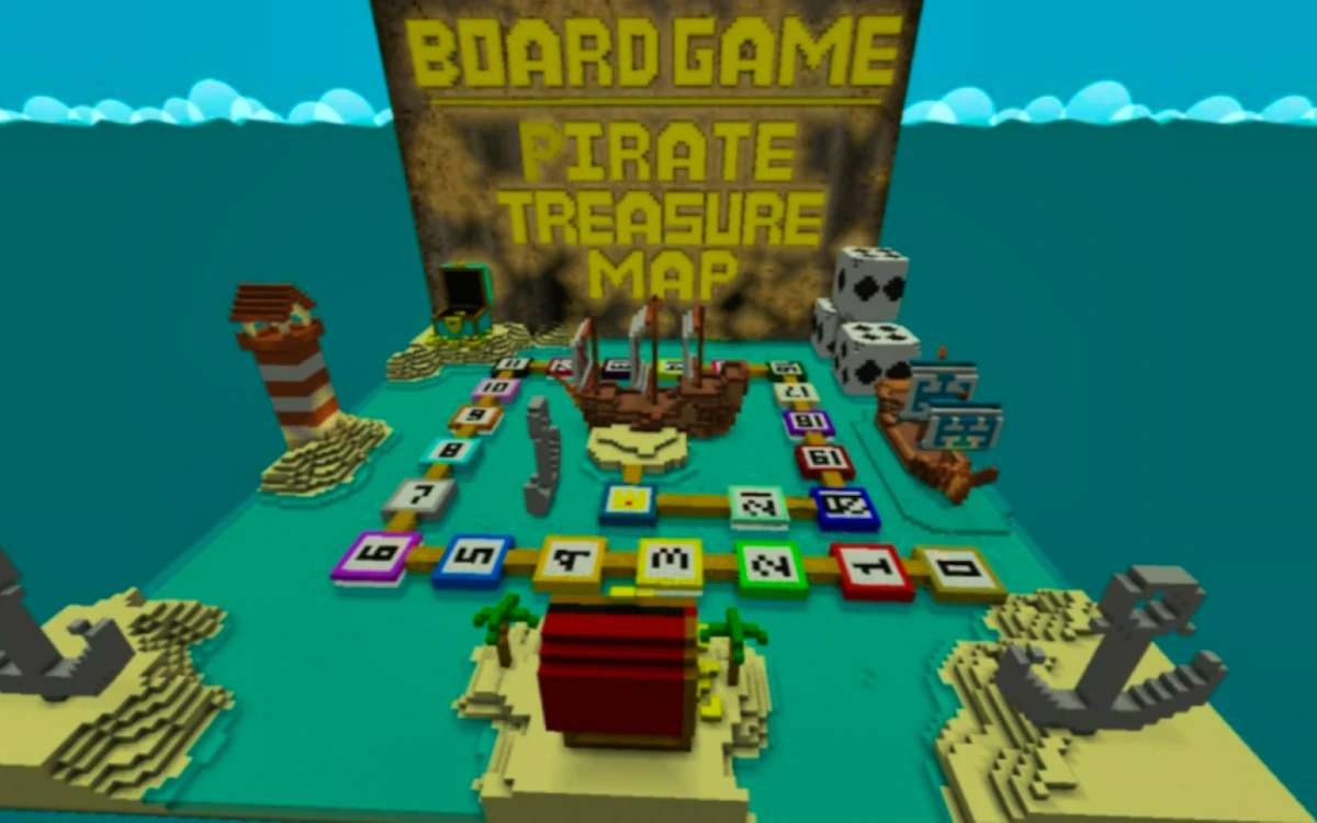 Board Game: Pirate Treasure Map! 🕹️ Play Now on GamePix