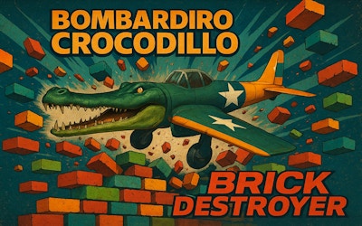 Bombardiro Crocodillo Brick Destroyer 🕹️ Play Now on GamePix