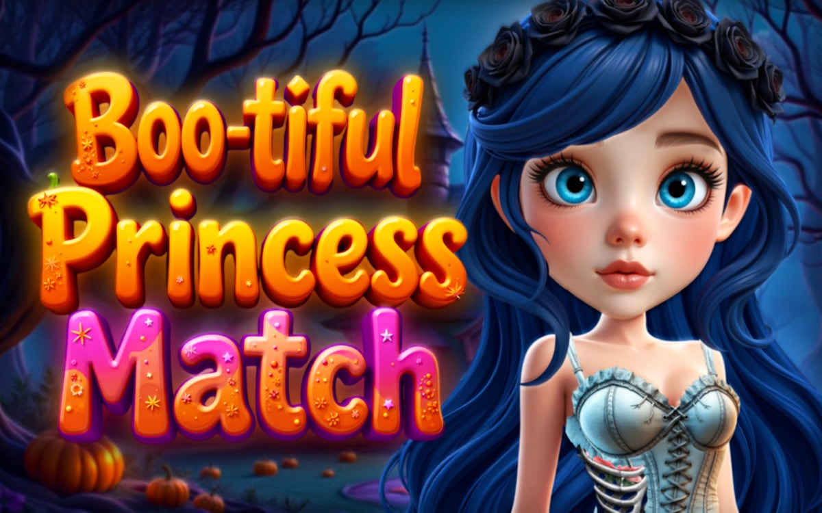 Boo-tiful Princess Match 🕹️ Zagraj teraz na GamePix