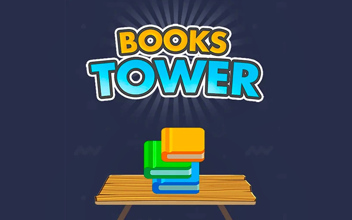 Books Tower 🕹️ Play Now on GamePix