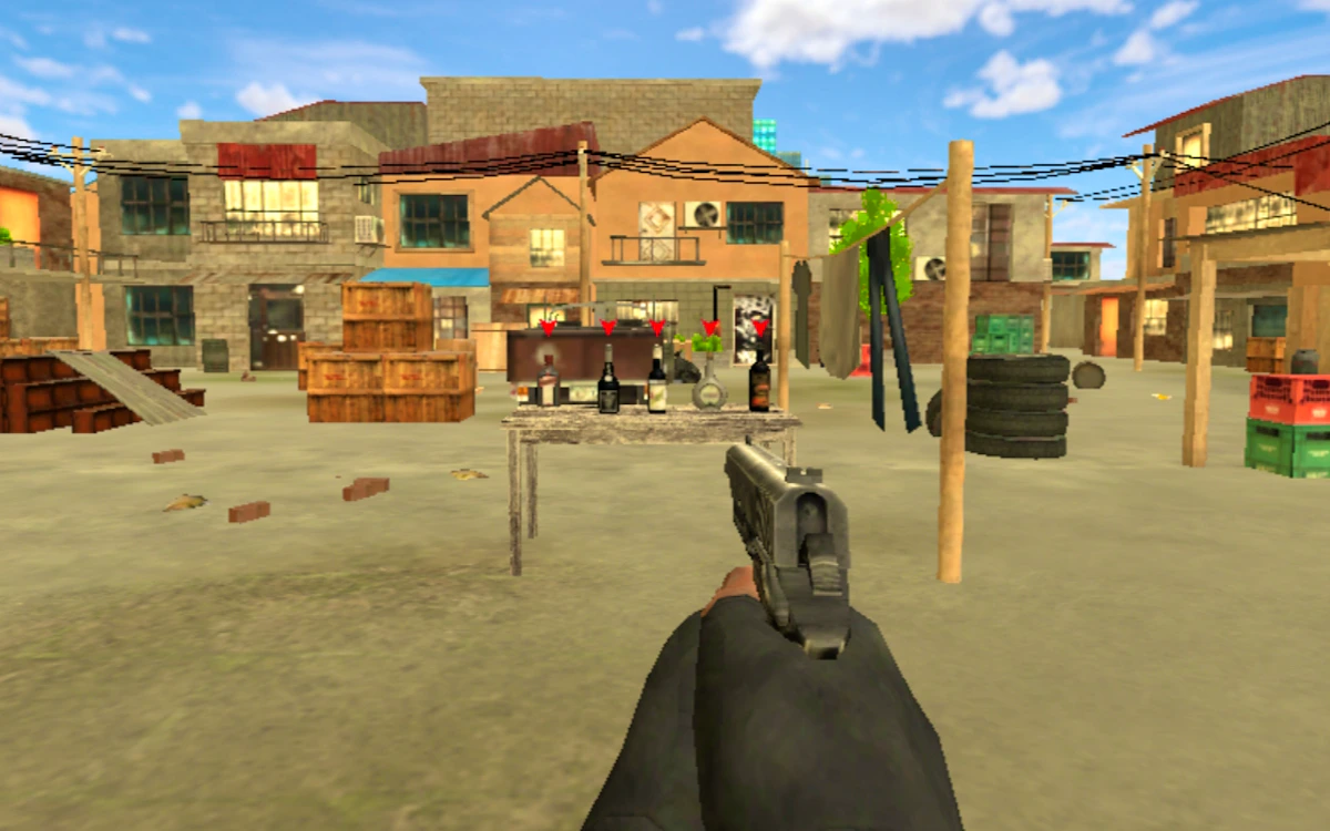 Bottle Target Shooting 3d 🕹️ Play Now on GamePix
