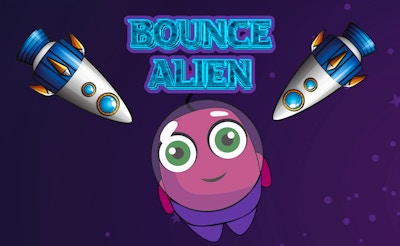 Bounce Alien 🕹️ Play Now on GamePix