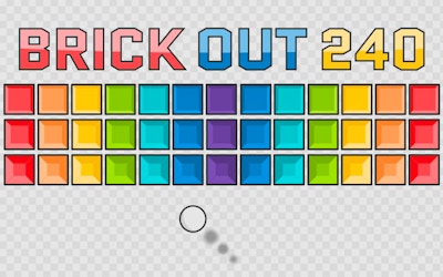 Brick Out 240 🕹️ Play Now on GamePix