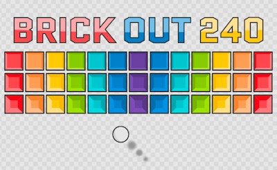 Brick Out 240 🕹️ Play Now on GamePix
