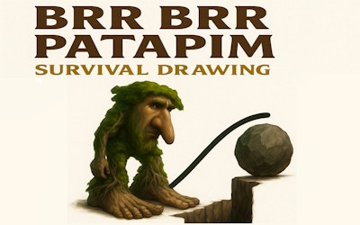 Brr Brr Patapim Survival Drawing 🕹️ Παίξτε τώρα στο GamePix