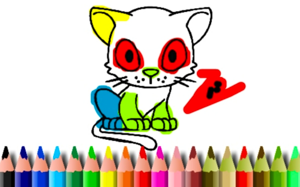 Bts Cat Coloring Book 🕹️ Play Now on GamePix