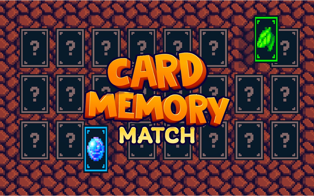 Card Memory Match 🕹️ Play Now on GamePix