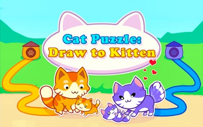 Cat Puzzle: Draw To Kitten 🕹️ Play Now on GamePix